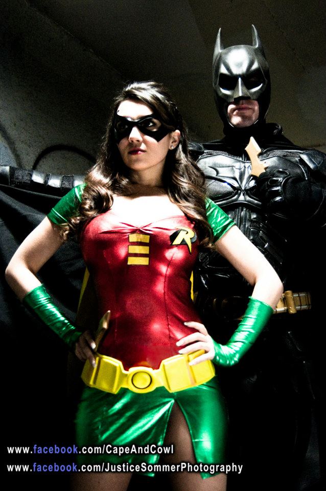 Cosplay Lady Robin & Batman 01 C8MM - Comics en 8mm